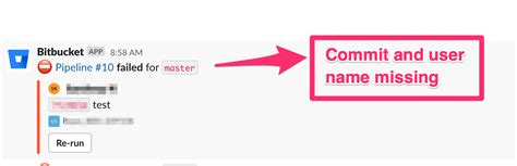 Slack Notification Missing Commit And User Name Information Bitbucket Cloud Atlassian