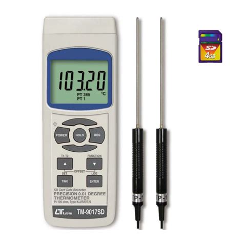 Lutron Tm 9017sd Precision Thermometer With Datalogger Ecefast Lutron Tm 9017sd Precision Thermometer With Datalogger Ecefast