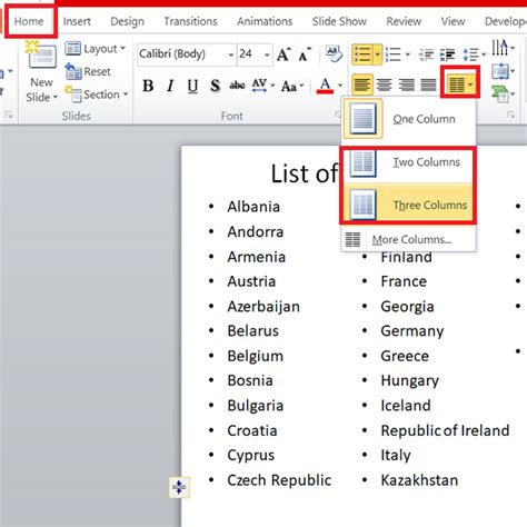 Select Columns In Powerpoint Presentation Design Layout Powerpoint Presentation Design