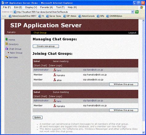 Sip Demo Users Guide Sip Servlet Engine