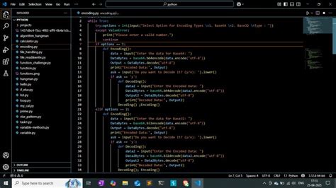 Python Cybersecurity Base64 Base32 Codingfun Hacktheworld… Katif Ahmad