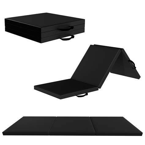 Signature Fitness 2ft X 6ft X 2in Folding Gymnastics Mat 3 Panel