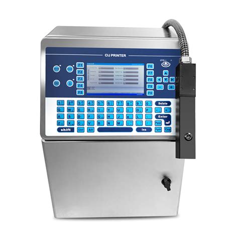 Industrial Continuous Cij Inkjet Printer Expiry Date Batch Coding For