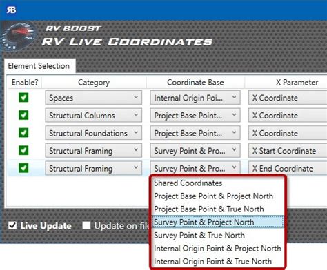 RV Live Coordinates Automatic Coordinate Maintenance For Revit RV Boost