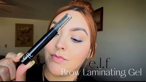 New Elf Brow Laminating Gel Review Reseña Youtube