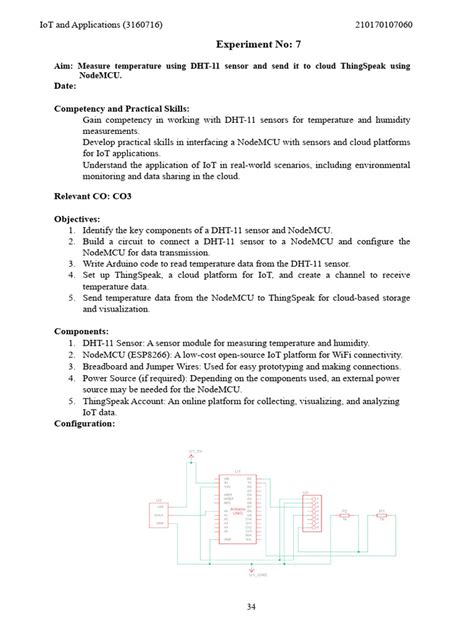 7 10 3160716 Iot And Applications Lab Manual Pages Pdf