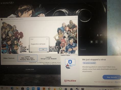 My Computer Thinks The Steam Version Of 999 Is A Virus Lol Rzeroescape