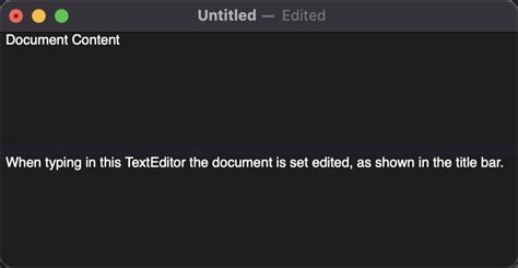 Swiftui Document Based Apps On Macos How To Prevent Texteditor From