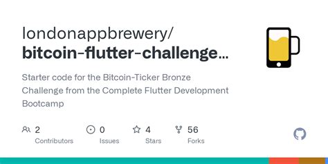 GitHub Londonappbrewery Bitcoin Flutter Challenge Start Starter Code For The Bitcoin Ticker