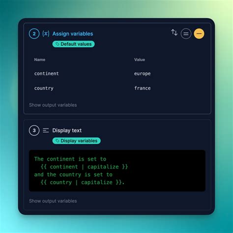proggy runtime variables