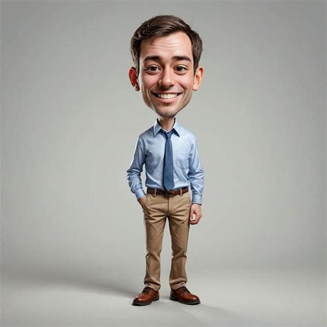 A Man With A Big Smile Has A Big Smile On His Face Premium Ai