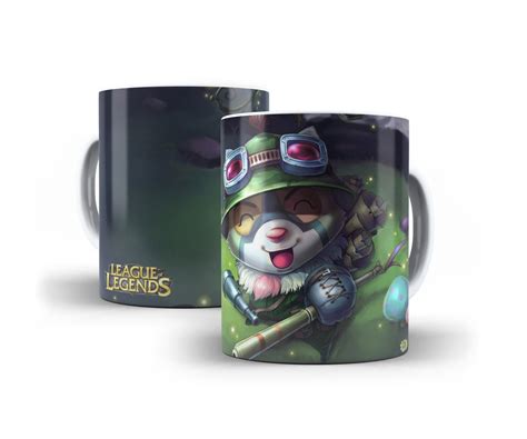Caneca League Of Legends Gamer Teemo Batedor Elo7