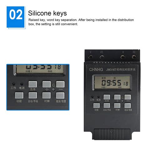 25a 220v Programmable Digital Time Switch Timer Re Grandado