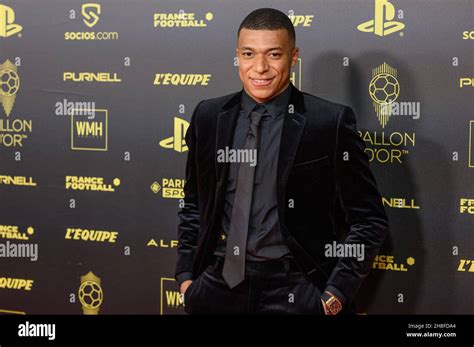 Kylian Mbappe Attends The Ballon Dor Ceremony Held At Theatre Du
