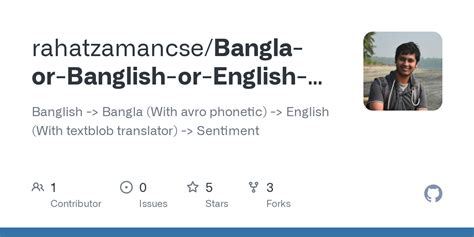 Github Rahatzamancsebangla Or Banglish Or English Sentiment Analysis With English Translation