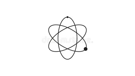 Atom Icon Animation Motion Graphic Design Stock Video Video Of Isolated Sign 347208511