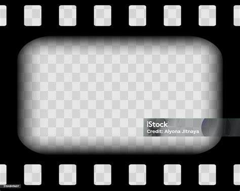 오래 된 시네마틱 프레임 비디오 필름 스트립 복고풍 빈티지 테이프 빈 템플릿 와 슬라이드 테이프 국경 그런 지 질감의 실루엣 투명한 배경에 비디오 사진 릴 0명에 대한 스톡