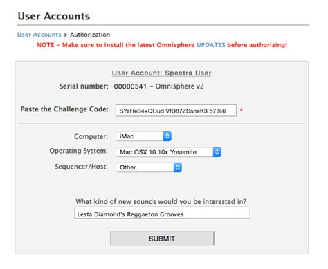 Authorization Omnisphere 2 26