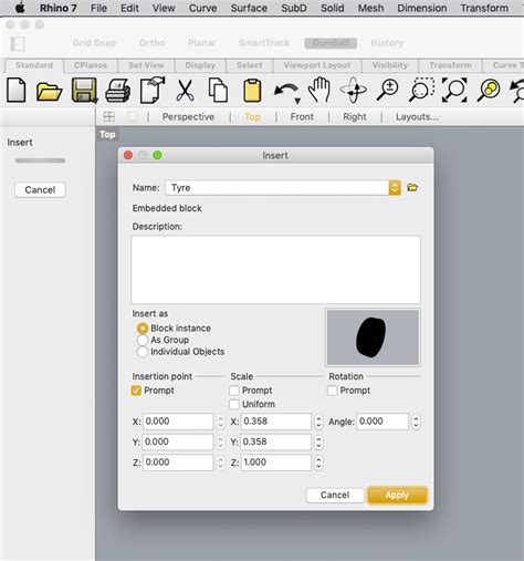 Ui—insert Block Instance—suggested Improvements Rhino Mcneel Forum