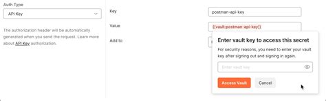 Troubleshoot Vault Secrets Postman Learning Center