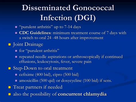 Disseminated Gonococcal Infection