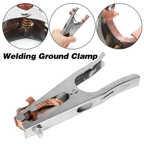 Welding Earth Clamp Welding Ground Clamp Cable Copper Grip Clip Welding