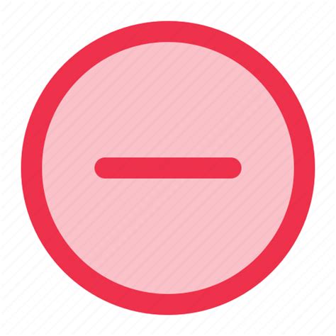 Minus Subtract Negative Mathematics Ui Icon Download On Iconfinder