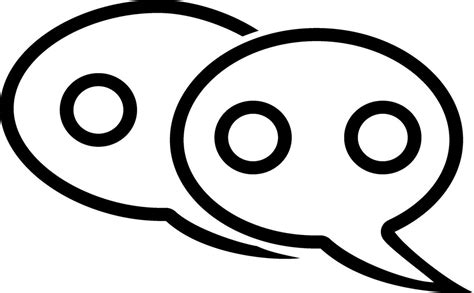 Vector Chat Icon In Flat Style 25087152 Vector Art At Vecteezy