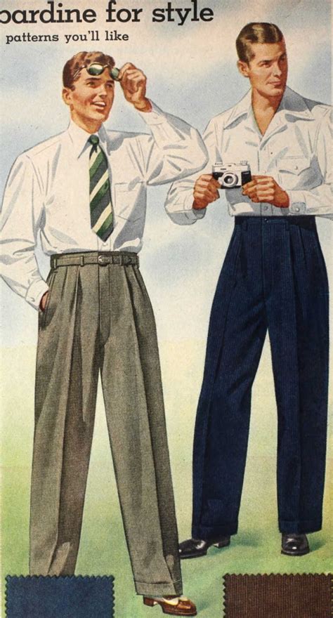 1940s Mens Fashion Clothing Styles