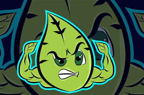 Angry Leaf Vector Illustration Graphic By Stshahariarsifa · Creative