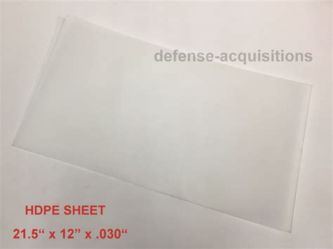 High Density Polyethylene Panel Vendors Natural High Density
