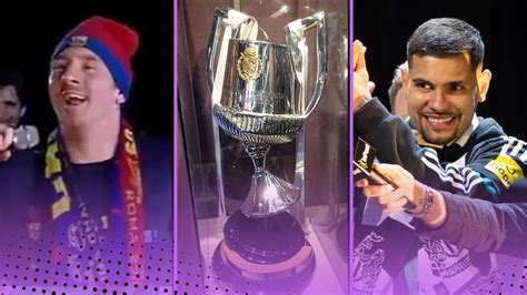 7 Times Trophy Parades Got Messy Ramos Wilshere Guimaraes Messi