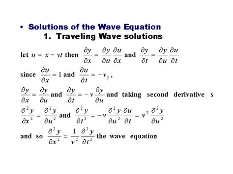 Wave Equation