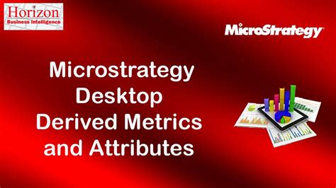 Derived Metrics And Attributes Microstrategy Desktop Youtube