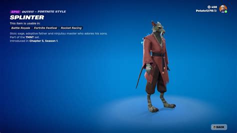 How To Get Splinter Skin In Fortnite