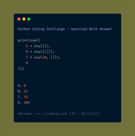 Python Coding Python Coding Challange Question With Answer01271224