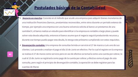 Postulados Basicos De La Contabilidad Genially