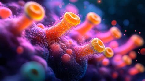 Visualization Of Diverse Human Gut Microbiome Highlighting Bacterial Structures And Interactions