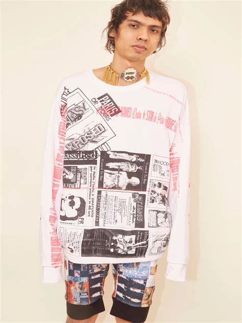 Sex Appeal Newsprint Sweatshirt 1 Xposed