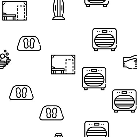 Sanitation Accessories Vector Seamless Pattern 17459171 Vector Art At