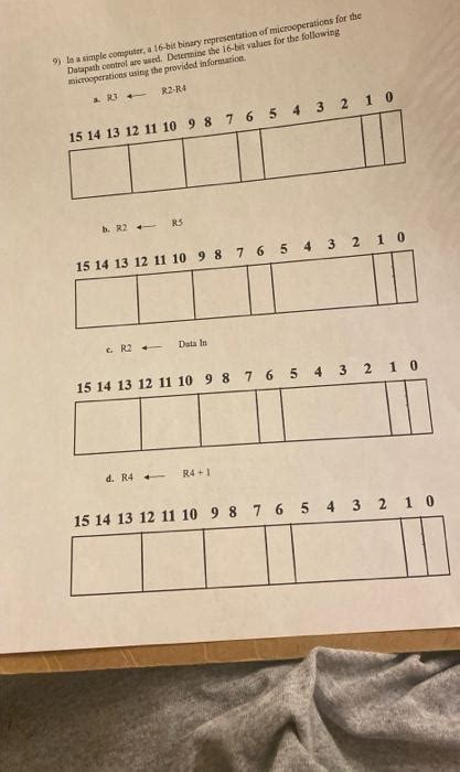 Solved 9 La Simple Computer A 16 Bit Binary Representation