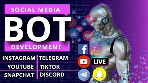 Do Automated Social Media Bot Youtube Bot Tiktok Bot Instagram Bot By