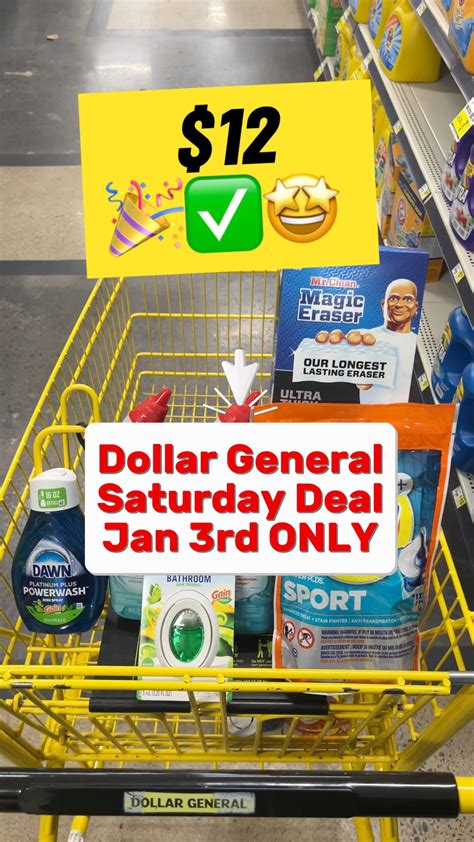 Dollar General Saturday Deal 1 3 Only 29 Down To 12 Make Sure All