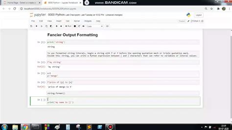 Python 039 Fancier Output Formatting Formatted String Literals Str