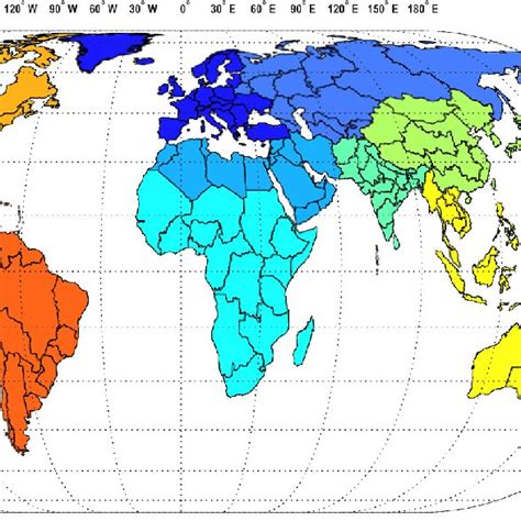 exemplary overview of the regional resolution of lut demand for the