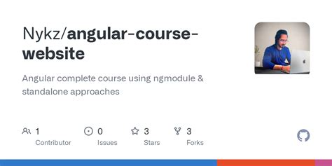 Github Nykzangular Course Website Angular Complete Course Using
