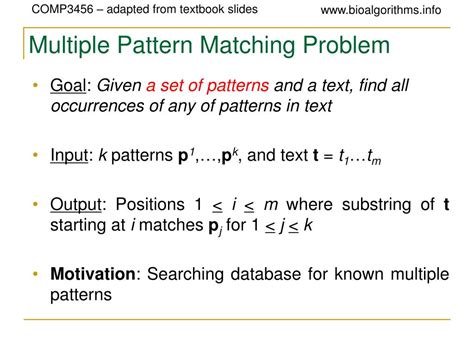 Ppt Combinatorial Pattern Matching Powerpoint Presentation Free Download Id 4176056