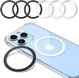 Amazon Com KALAPOP Magnetic Wireless Charging Magsafe Ring 6 PCS Ultra Thin 0 4mm Magsafe