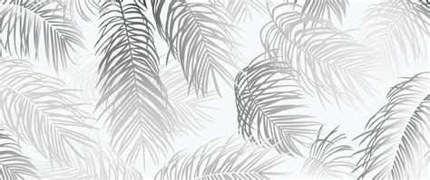 Sapphire Palm Leaf Wallpaper Grey Silver At Steve Mercado Blog