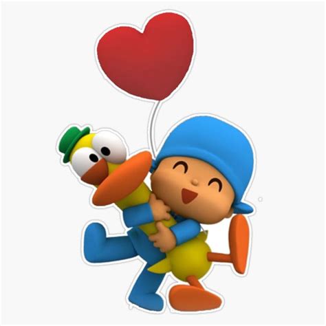 Pocoyo Love Bumper Sticker Vinyl Decal 5 Vinyl Decals Bumper